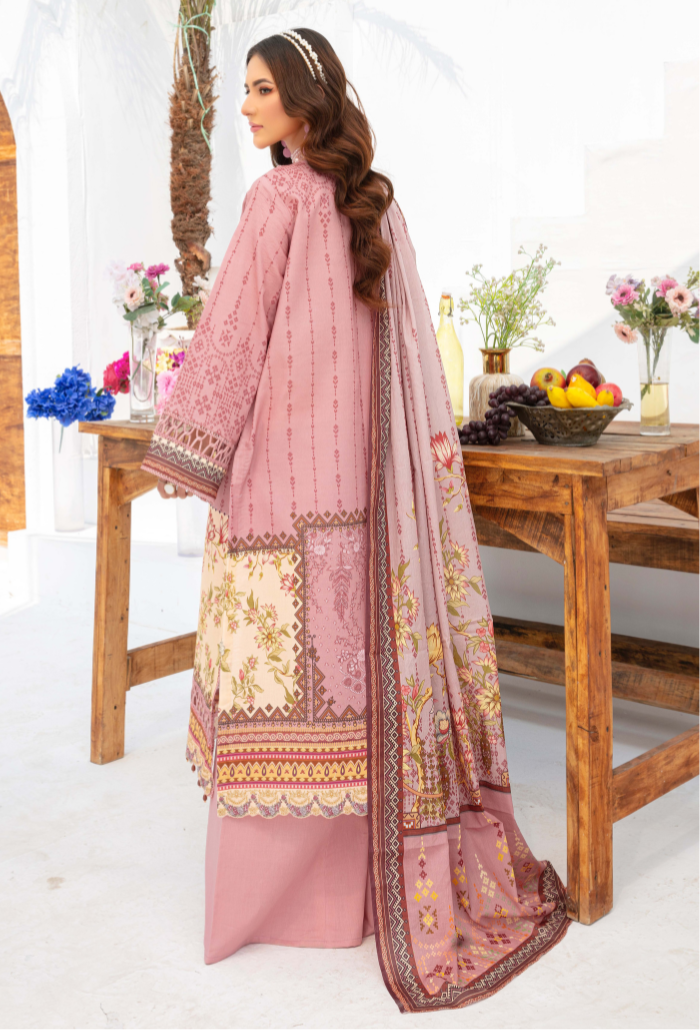Embroidered Lawn - D01 – Humdum