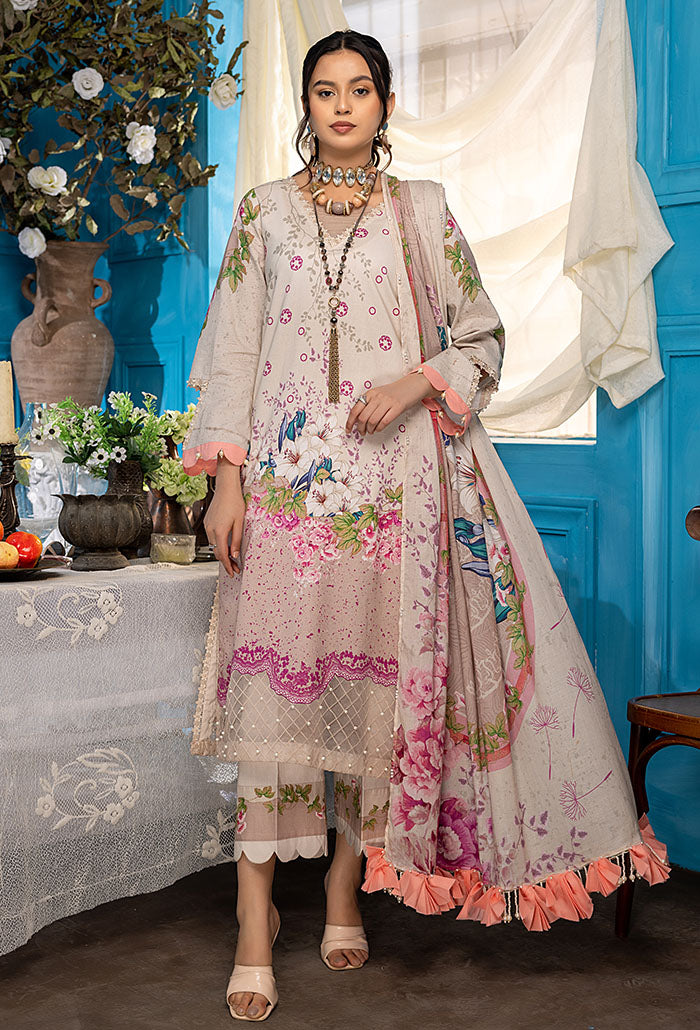 AANGAN DIGITAL PRINTED LAWN COLLECTION-AG-07 – Humdum