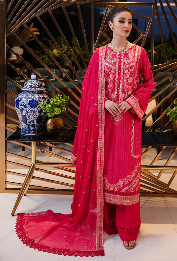 Vouge Embroidered Lawn – Humdum