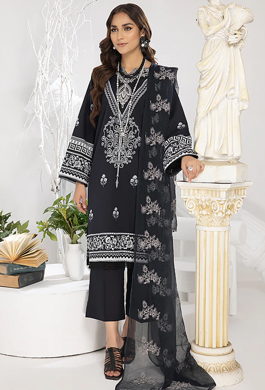 Monochrome Digital Printed Lawn collection – Humdum