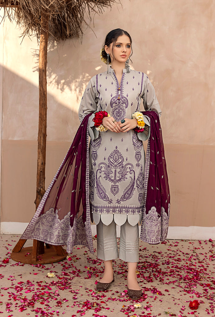 LAADLI EMBROIDERY LAWN COLLECTION-LD-10 – Humdum