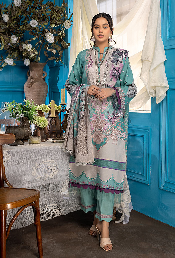 AANGAN DIGITAL PRINTED LAWN COLLECTION-AG-08 – Humdum