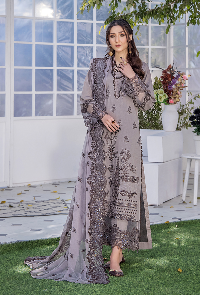 AFSOON COLLECTION-EMBROIDERED SWISS LAWN-05 – Humdum